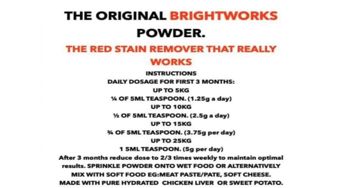 Brightworks Powder – Treats Doggy Style Ltd